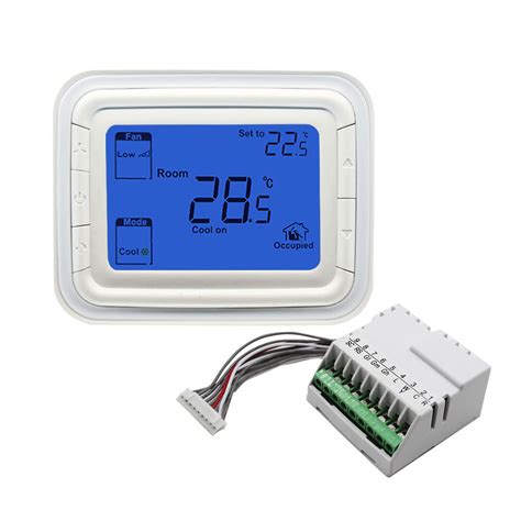 Fcu Thermostat 24v Room Temperature Controller For Modulating Output Digital Thermostat And