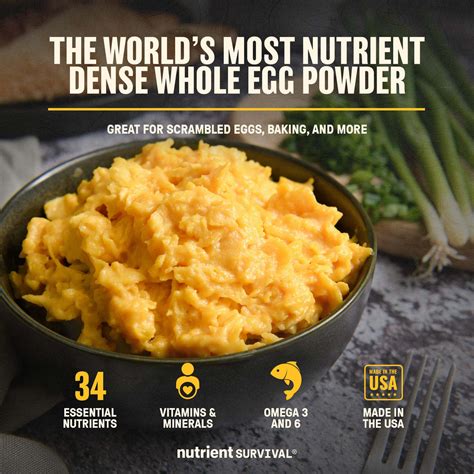 Powdered Vitamin Eggs Singles 5 Pack Nutrient Survival