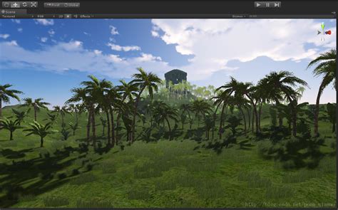 【unity3d Shader编程】之一 夏威夷篇：游戏场景的创建 And 第一个shader的书写游戏怎么写shader Csdn博客