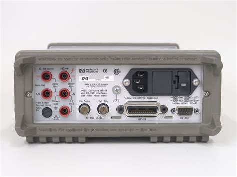 Hp Agilent 34401a Digital Multimeter 6½ Digit Tested Used From Japan Excellent Ebay