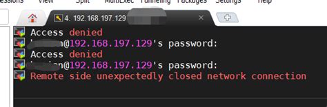 Linux Ssh Access Denied（拒绝访问）解决方案 Csdn博客