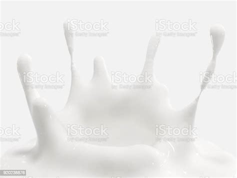 우유 스플래시 및 흰색 배경 3d 렌더링 일러스트 디자인 밀크 초콜릿 얼룩에 고립 물이 튀는에 대한 스톡 사진 및 기타 이미지