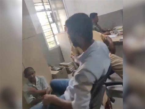 Hyderabad Drunk Cop Abuses Detained Minor Video Goes Viral