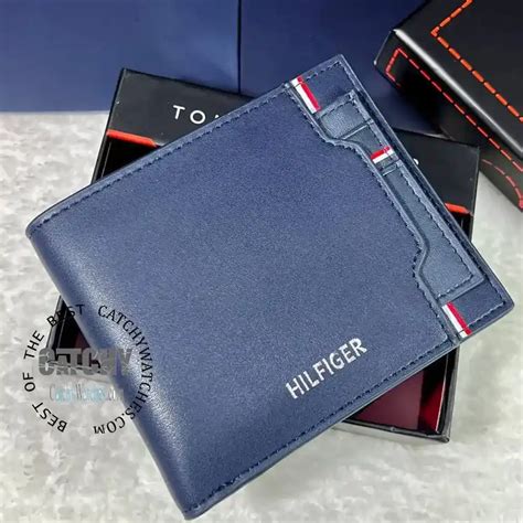 Tommy Hilfiger Wallet For Men Blue Color Catchy Watches