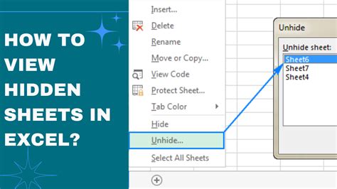 How To View Hidden Sheets In Excel Earn Excel