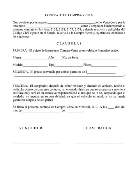 Contrato De Promesa Ejemplos Y Formatos Word Y Pdf Para Imprimir Images