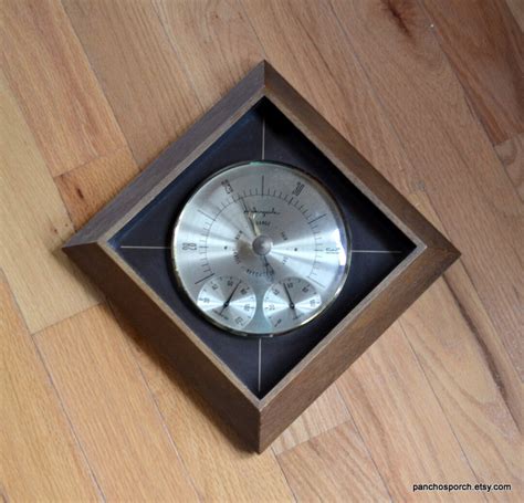 Vintage Airguide Weather Station Not Working Wall Decor Thermometer