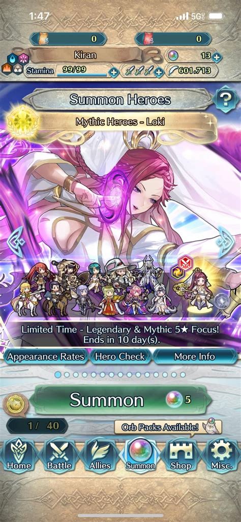 Trickster God Loki Fire Emblem Heroes Rpiggynoticedyou