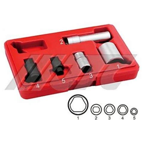 【zeta 汽機車工具】台灣jtc 汽機車工具~5pcs 柴油噴射泵特殊套筒組 Jtc 4493 蝦皮購物