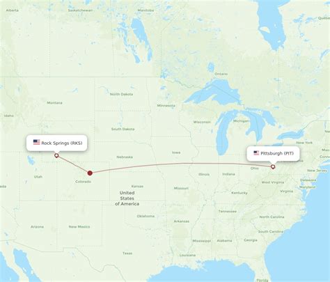 Flights From Rock Springs To Pittsburgh Rks To Pit Flight Routes