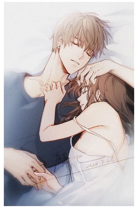 Anime Couples Sleeping Anime Couples Cuddling Romantic Anime Couples