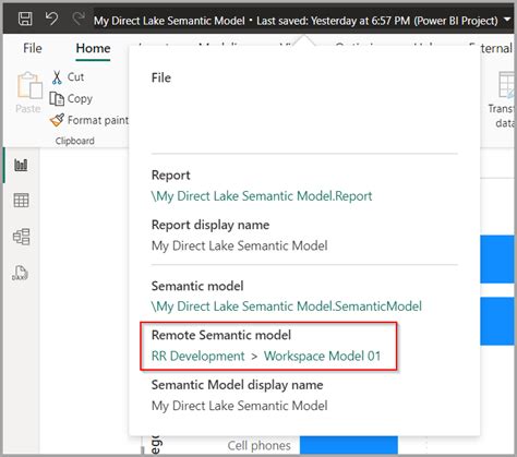 Power BI Desktop의 Direct Lake에서 의미 체계 모델 편집에 대해 알아보기 미리 보기 Microsoft