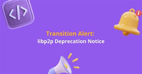 Sean M Tracey On Linkedin Transition Alert Libp2p Deprecation Notice