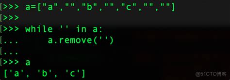 Python 删除列表中所有空元素51cto博客删除列表中的某个元素 Python