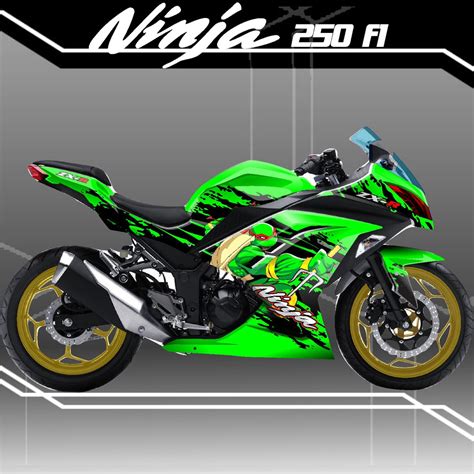 Jual Decal Sticker Dekal Stiker Striping Fullbody Motor Kawasaki Ninja Fi Kode Shopee
