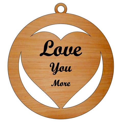 Laser Cut Valentines Day Wooden Engraved Keychain Heart Shaped Tag Free