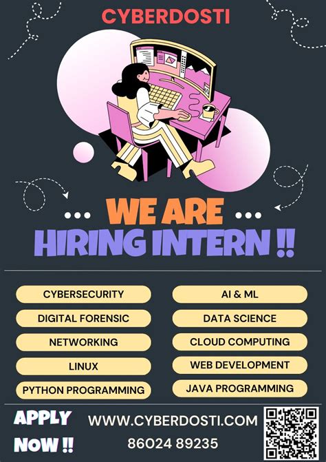 cyber dosti on linkedin pythoninternship webdevelopmentinternship cybersecurity ethicalhacking…