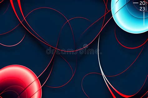 Abstract Art Pattern Of Dark Blue Color Tone Background Landscape And