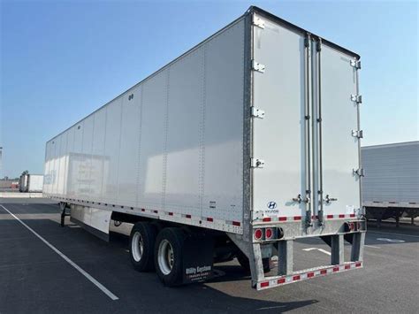 2022 Hyundai 53 Ft Dry Van Trailer Swing Door Air Ride Sliding Axle
