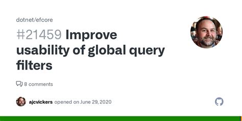 Improve Usability Of Global Query Filters · Issue 21459 · Dotnet