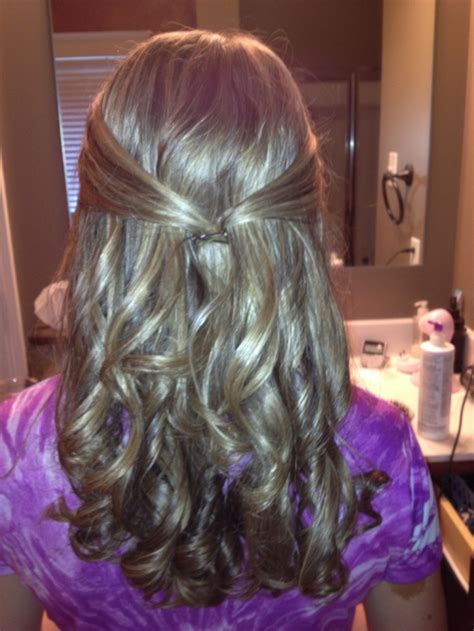 Pinned Back Hair Wedding Hair Half Hair Down Hairstyles