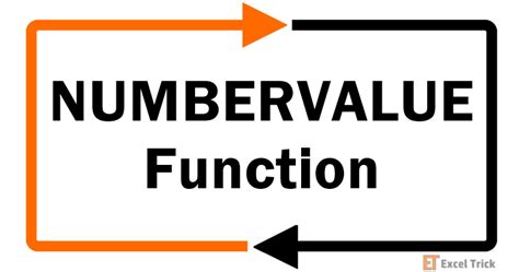 Excel Numbervalue Function How To Use