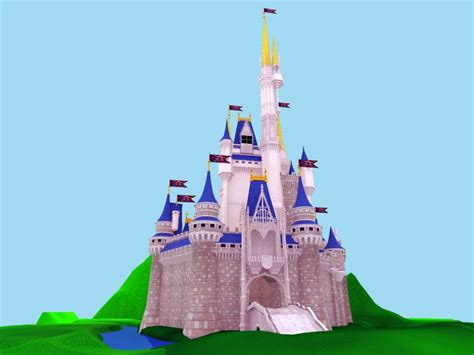 동화 같은 성 3d 모델 60 Max 3ds Unknown Free3d