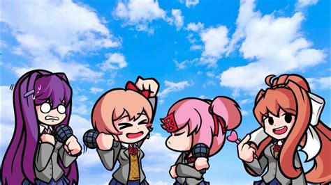【fnf】unwelcome School But Dokis Sing It Youtube