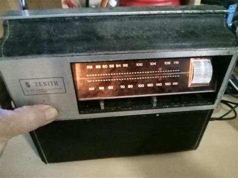 Antique Zenitham Fm Transitor Radio Etsy