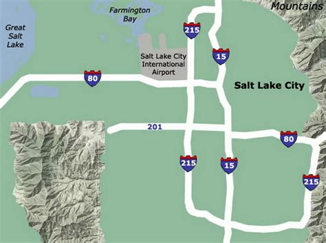 Airport Terminal Map Salt Lake City Airport Map