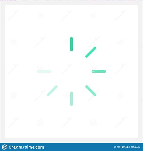 Circular Preloader Ui Element Template Stock Vector Illustration Of
