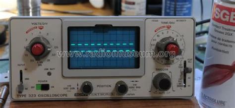 Portable Oscilloscope 323 Equipment Sony Tektronix Tokyo Build