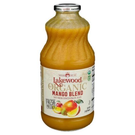 Lakewood Organic Mango Blend Juice 32 Fl Oz King Kullen