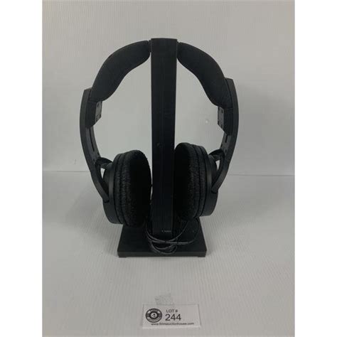 Pair Of Sony Wireless Headphones With Charging Station