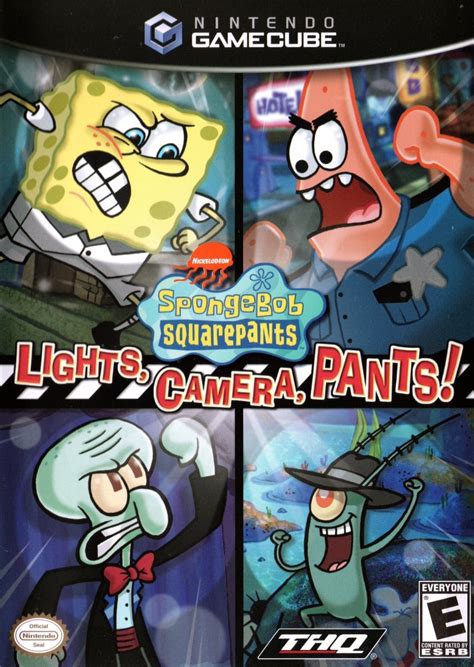 Spongebob Squarepants Lights Camera Pants Gamecube Retro Island Gaming