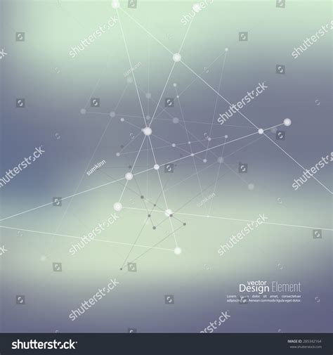 Abstract Neat Blurred Background Dots Array Stock Vector Royalty Free