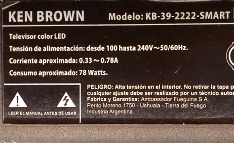 Tira Led Tv Ken Brown KB 39 2222 Smart ArrTec