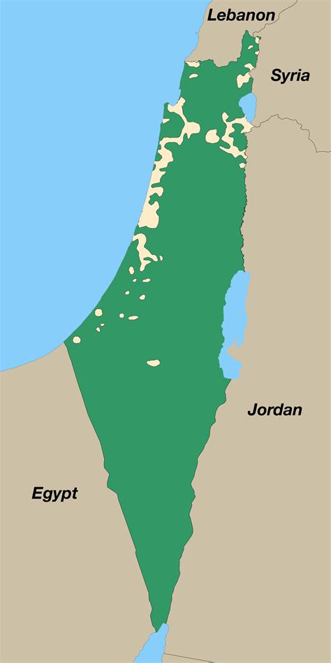 Palestine Map Pre 1948