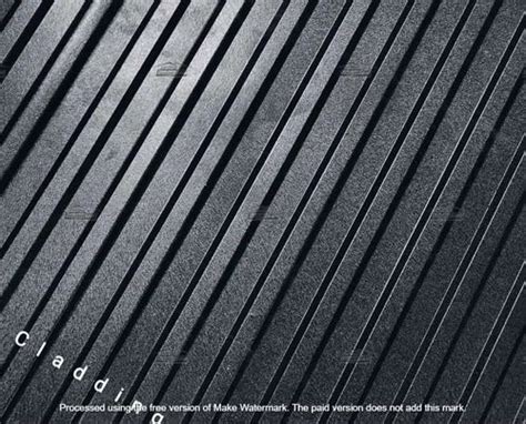 Metal Exterior Black Cladding Sheet Sheet Thickness Starting