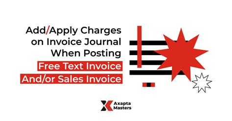 add apply charges on invoice journal when posting free text invoice and