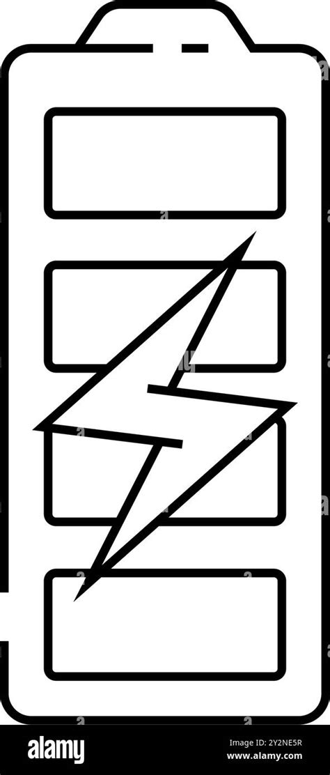 Pre Charged Label Product Caution Line Icon Vector Illustration Stock