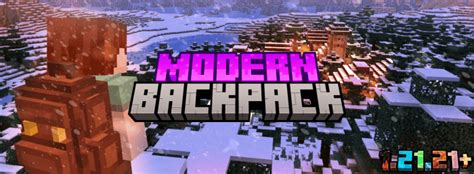 Download Modern Backpacks Addon In Minecraft Backpacks Mod