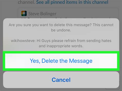 How To Delete A Slack Message On IPhone Or IPad Steps