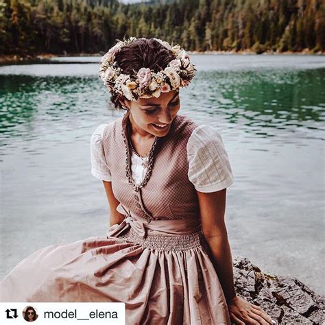 Dirndl Frisur Dirndl Dirndl Frisuren Oktoberfest Outfit