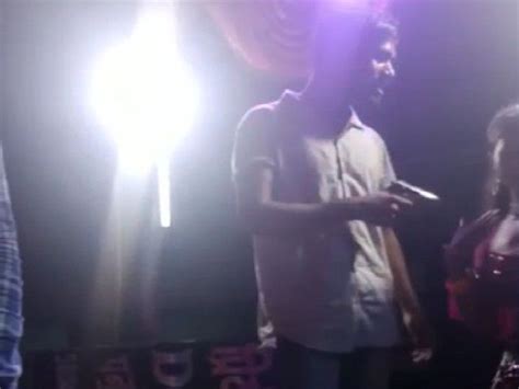 Orchestra In The Name Of Vishwakarma Puja The Young Man Kept Dancing