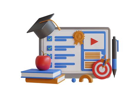Online Courses Webinar And Education Join Seminar And Gets E Certificate 3d Illustration