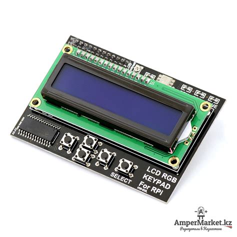 Модуль экрана с кнопками Lcd Rgb Keypad для Rpi Ampermarketkz
