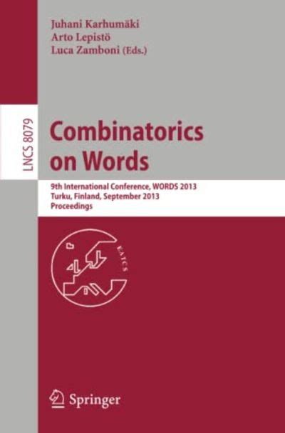 BIBLIO Combinatorics On Words Th International Conference WORDS Turku Finland