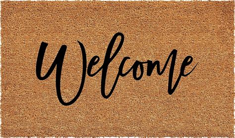 Calloway Mills Cursive Welcome Doormat 24 X 48