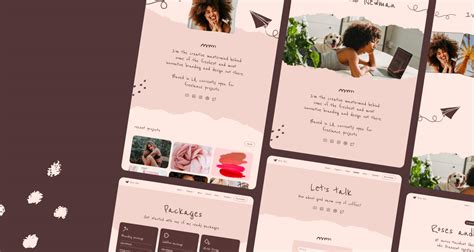 Girly Folio Portfolio Html5 Responsive Website Template